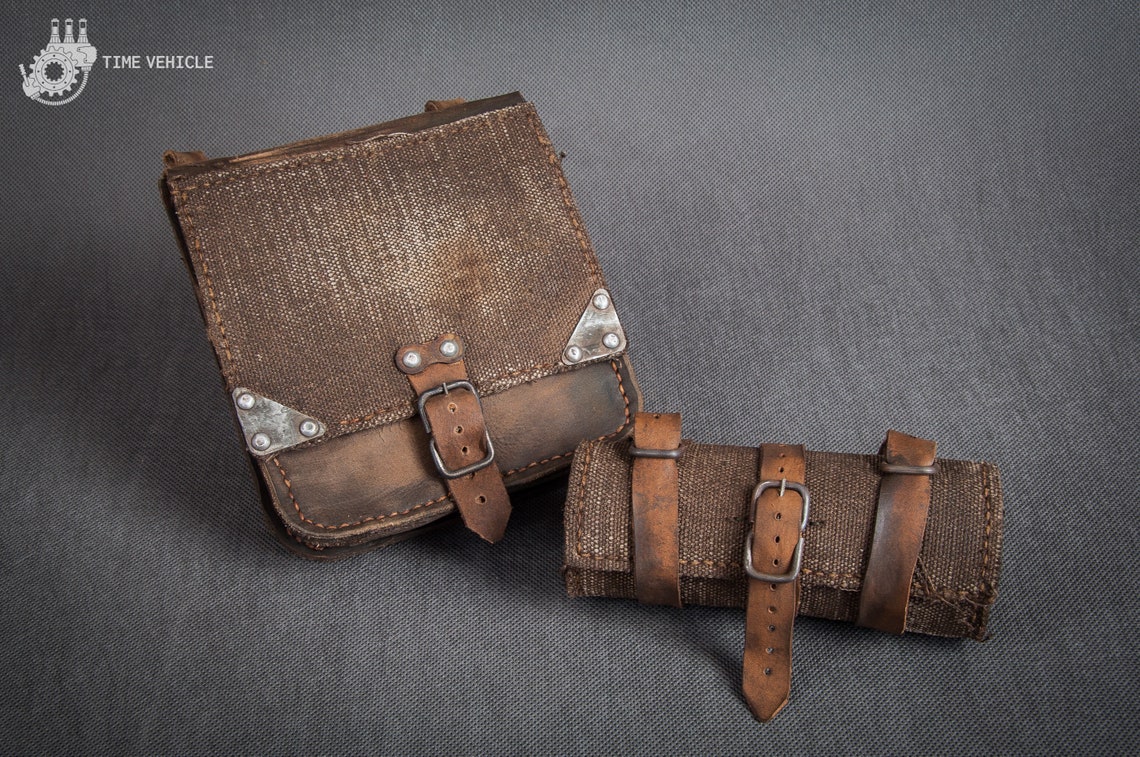 Wastelander Hip Bag With Tool Roll – Post Apocalyptic Mechanic Kit - Etsy