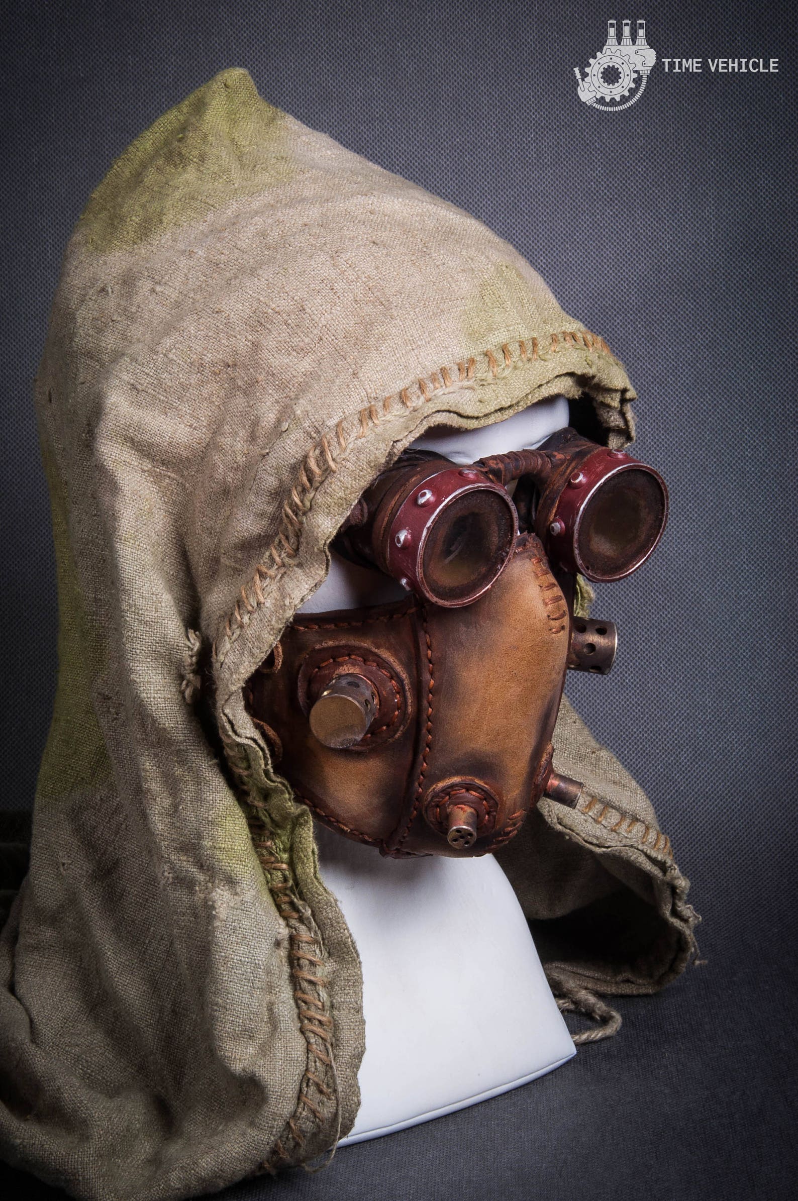 Leather Steampunk Mask Post Apocalyptic Mask Fallout Mask - Etsy