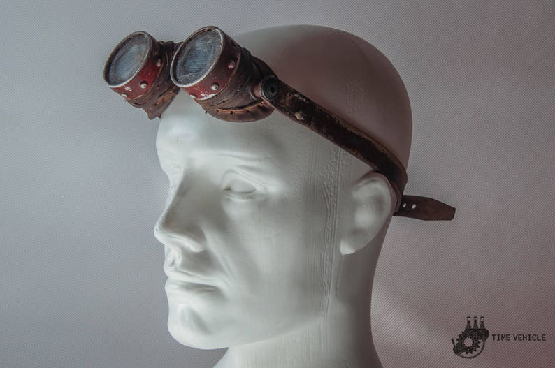 Road Warrior Goggles Post Apocalyptic Goggles LARP | Etsy