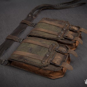 Fallout Hip Bag - Post Apocalytpic Bags Set - Handmade Bag - Wasteland ...