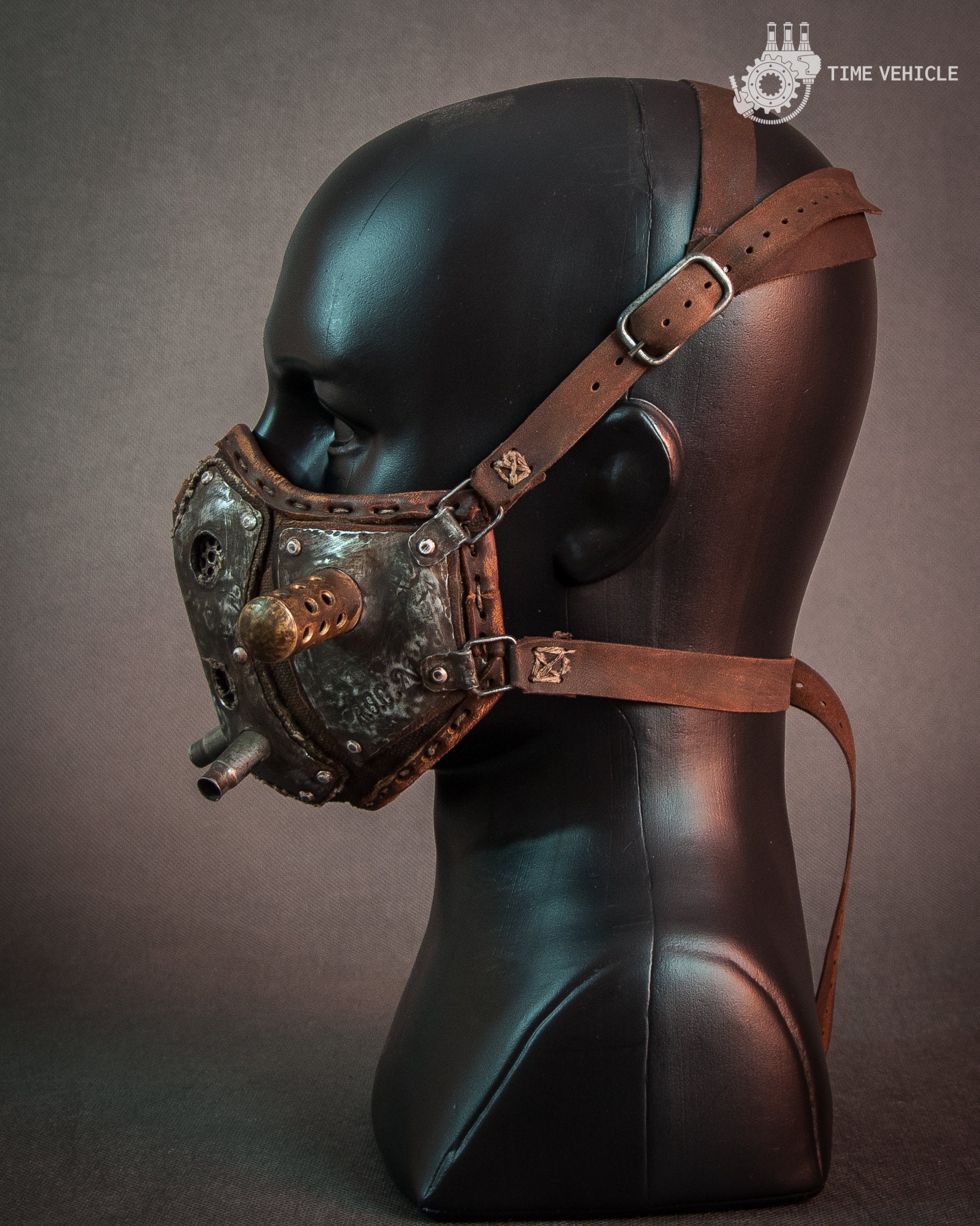 Handmade Leather Wastelander Mask – Cyberpunk, LARP, Cosplay - Etsy