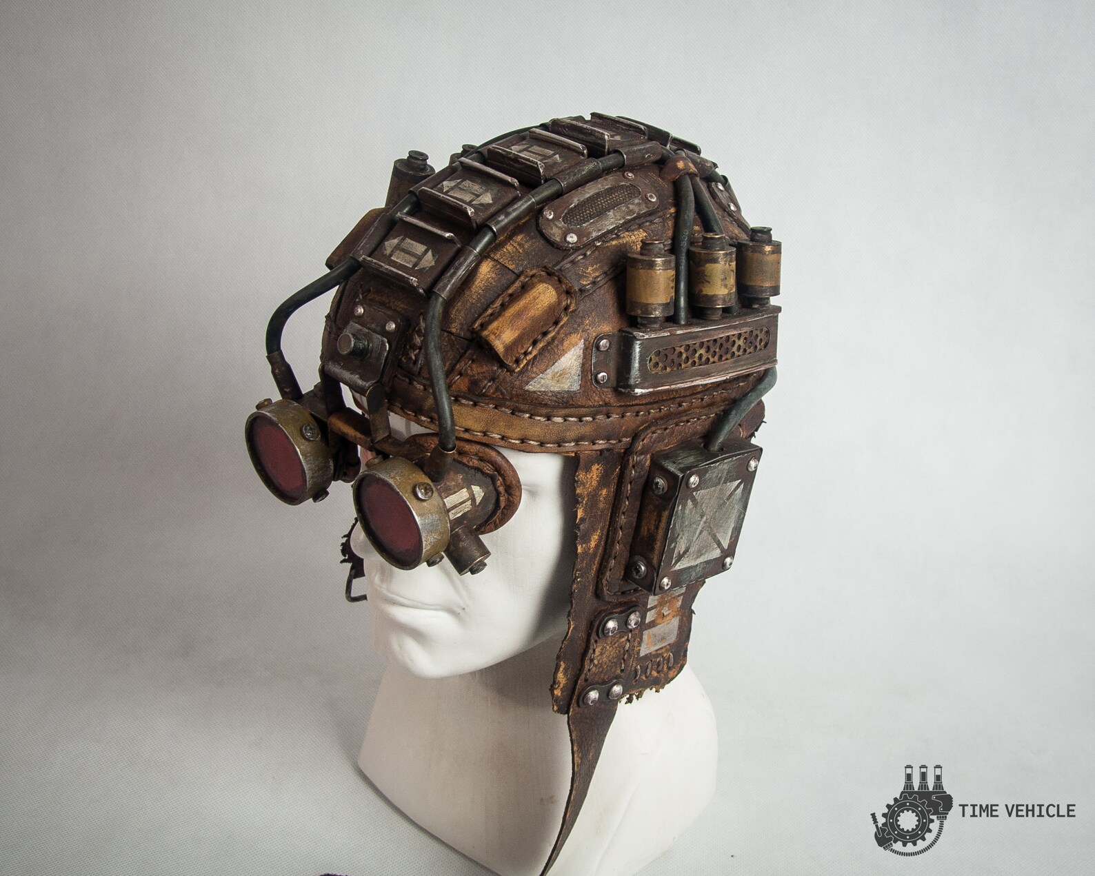 Headphone Helmet - Cap With Goggles - Aviator Cap - Pilot Trooper Cap ...