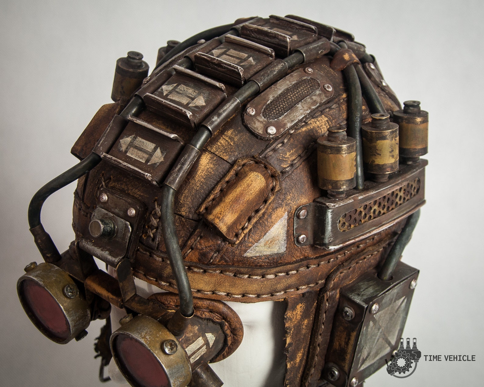 Headphone Helmet - Cap With Goggles - Aviator Cap - Pilot Trooper Cap ...