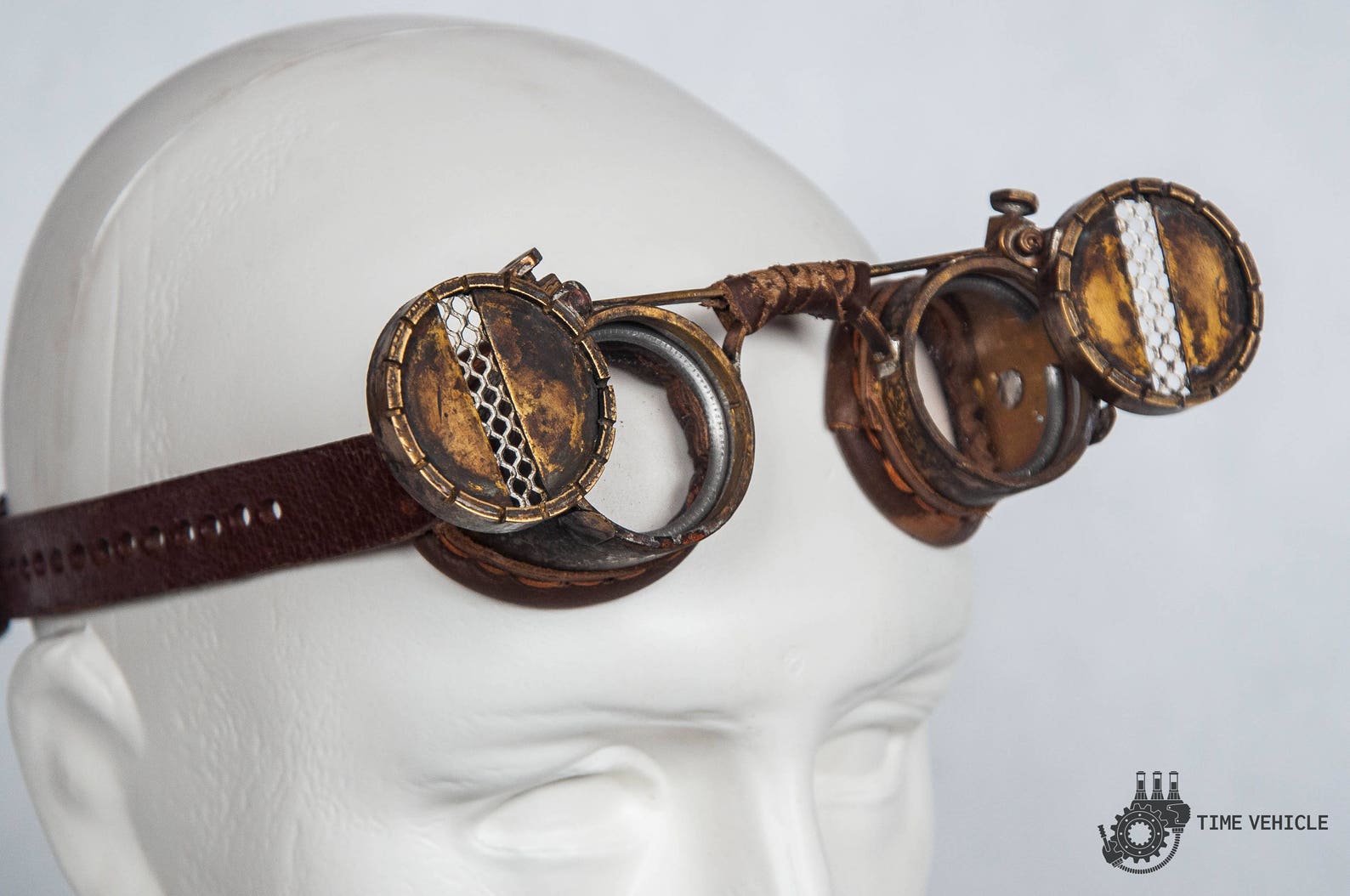 Cyberpunk Brass Goggles Snow Goggles Steampunk Eyewear | Etsy