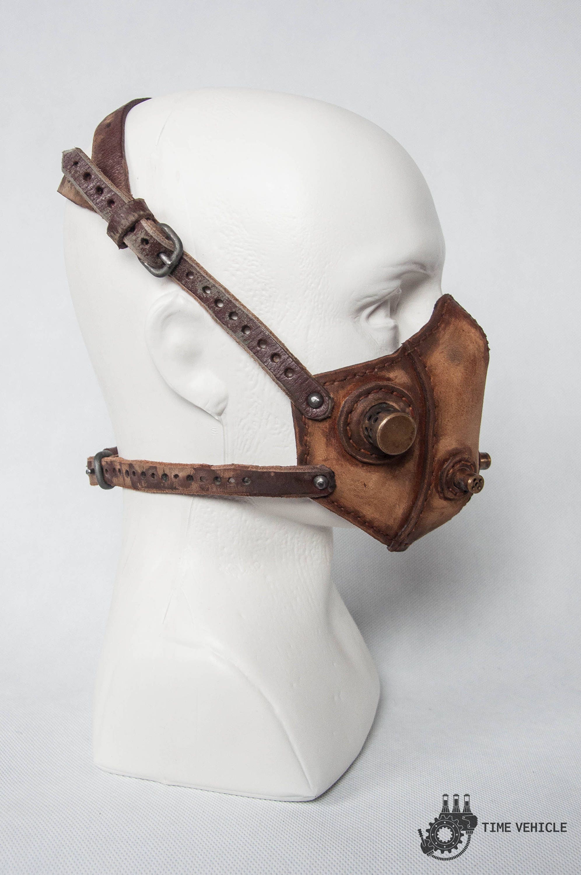 Leather Steampunk Mask Post Apocalyptic Mask Fallout Mask - Etsy