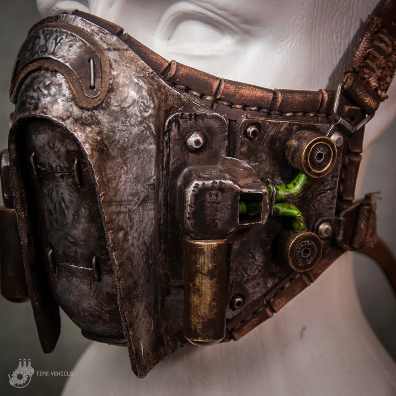 Handcrafted Steel Gas Mask – Post-apocalyptic Dystopian Mask - Etsy