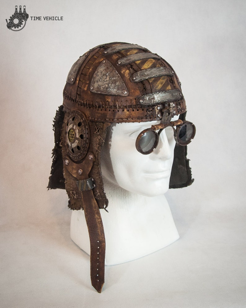 Aviator Cap Leather Pilot Cap Sci-fi Headgear NASA Cap - Etsy