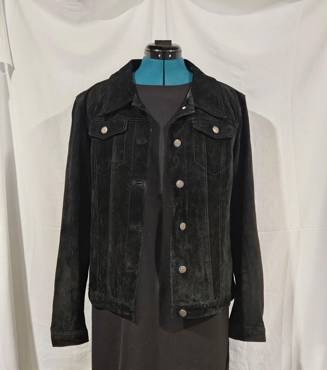 Black Suede Jacket, Suede Leather, Vintage Jacket - Etsy