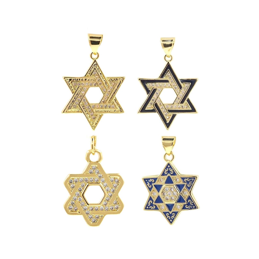 Solomon Medal Pendant Israel Symbol Star of David Shield Judaism Jewish ...