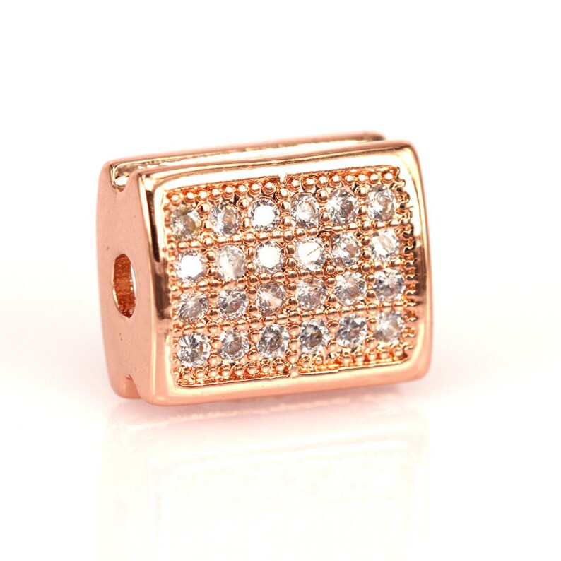 2pcs Rectangle Beads for Adjustable Sliding Knot Closure - Etsy