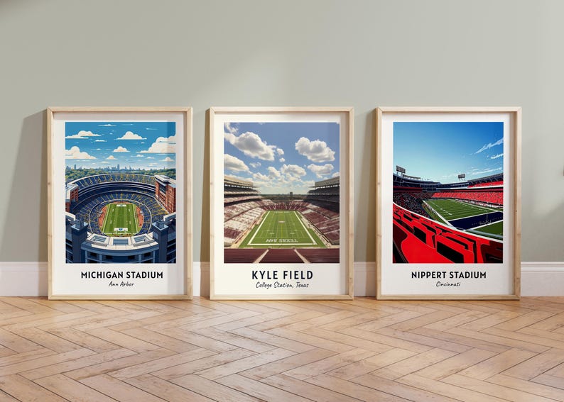 Kyle Field Stadium Poster: College Station Texas Football Print - Etsy