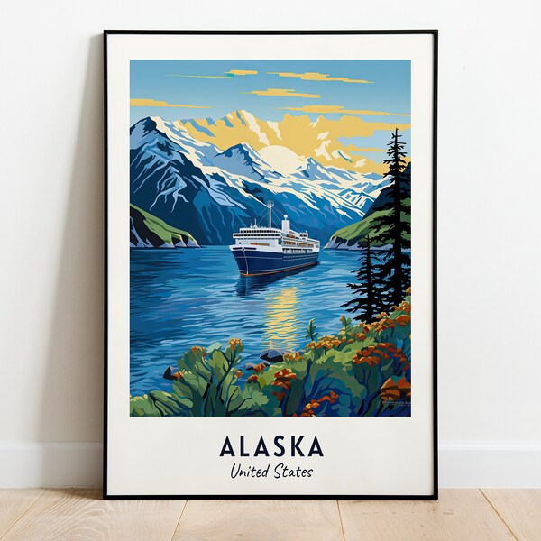 Alaska Poster - Etsy
