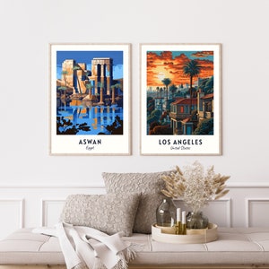 Aswan Travel Print, Aswan Egypt Travel Gift, Printable City Poster ...