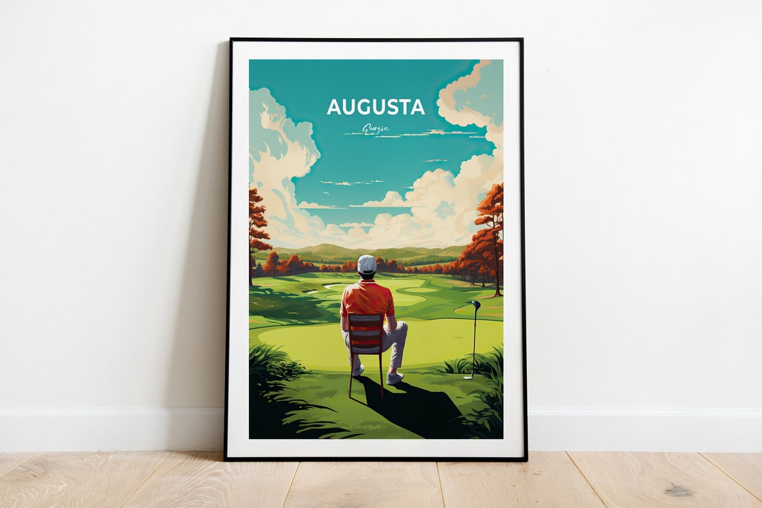 Augusta National Golf Club Print, Augusta Travel Poster, Georgia Travel ...