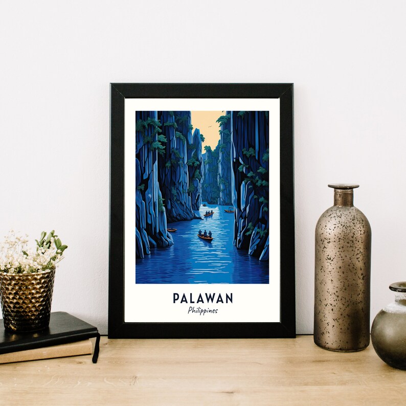 Palawan Travel Print Palawan Philippines Travel Gift - Etsy