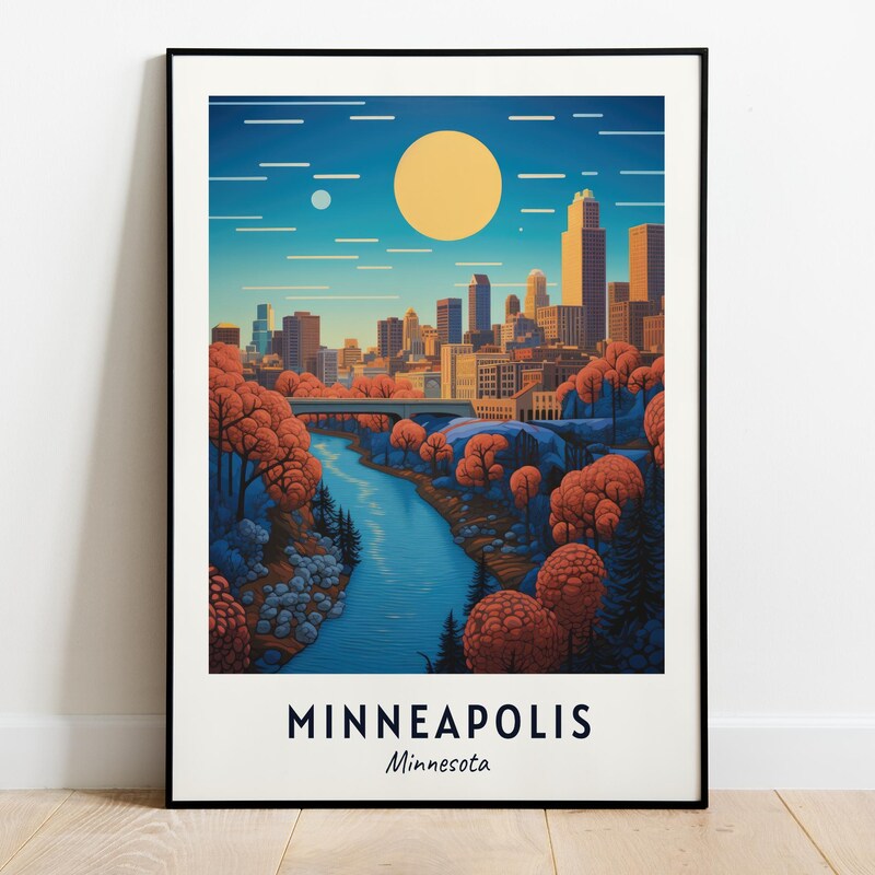 Minneapolis Poster - Etsy