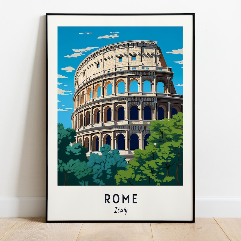 Rome Print - Etsy