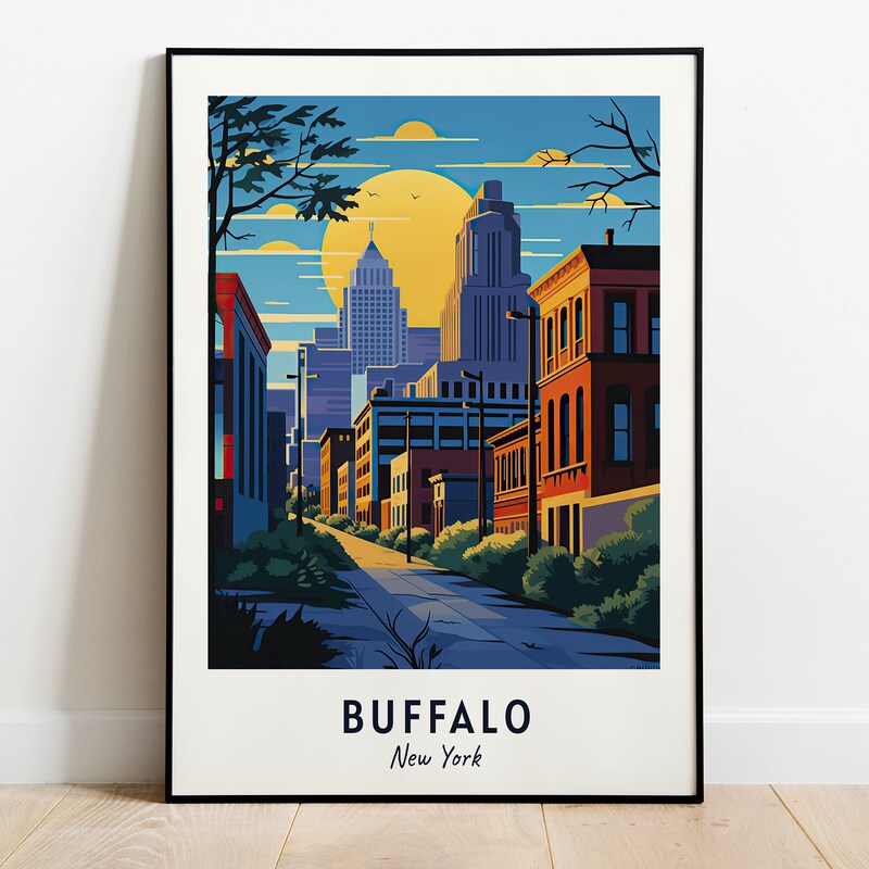 Buffalo Artwork - Etsy