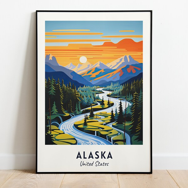 Alaska Poster - Etsy