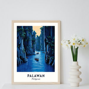Palawan Travel Print, Palawan Philippines Travel Gift, Printable City ...