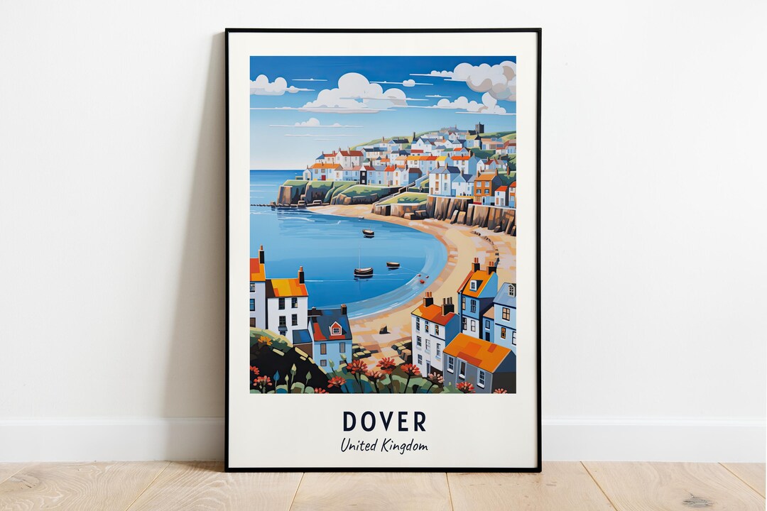 Dover, United Kingdom Travel Print Wall Art, Dover - United Kingdom ...