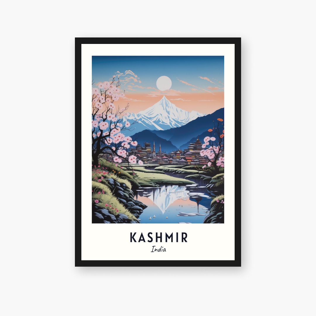 Kashmir Travel Print, Kashmir India Travel Gift, Printable City Poster ...