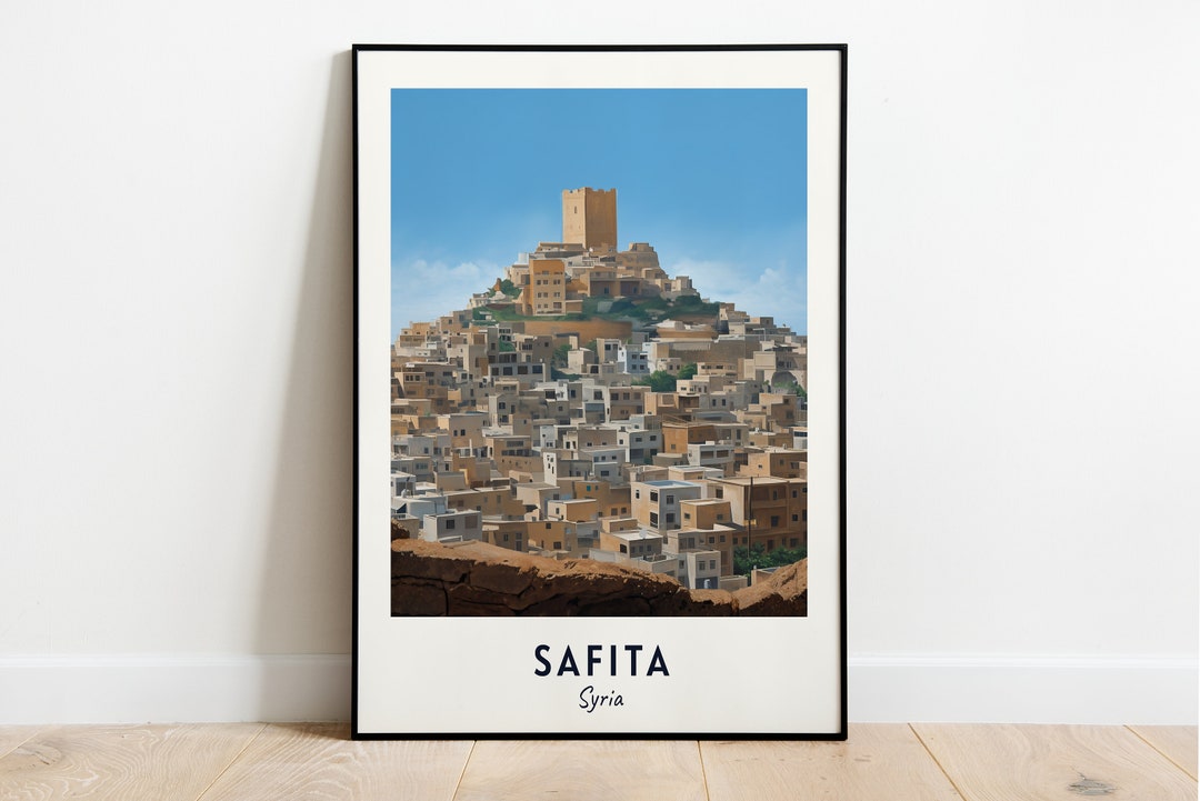 Safita Travel Print, Safita Syria Travel Gift, Printable City Poster ...