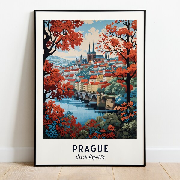 Prague Poster - Etsy
