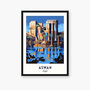 Aswan Travel Print, Aswan Egypt Travel Gift, Printable City Poster ...
