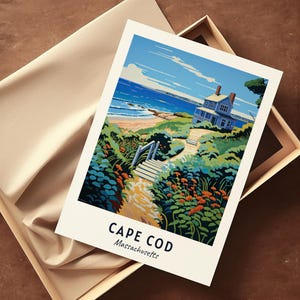 Cape Cod Travel Print Wall Art, Cape Cod - Massachusetts City Print ...
