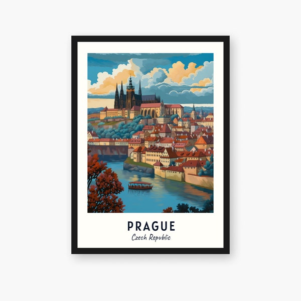 Prague Poster - Etsy