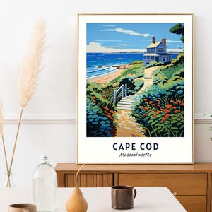 Cape Cod Travel Print Wall Art, Cape Cod - Massachusetts City Print ...