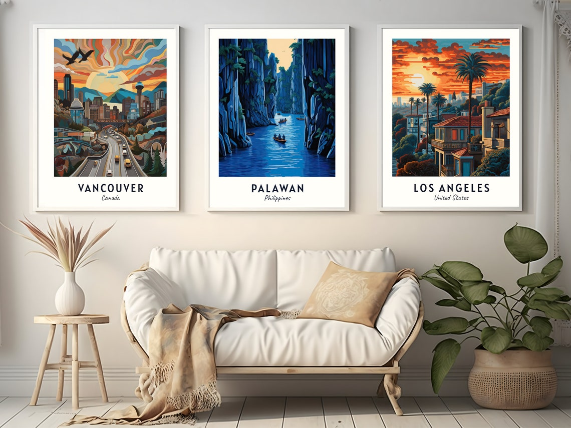 Palawan Travel Print Palawan Philippines Travel Gift - Etsy