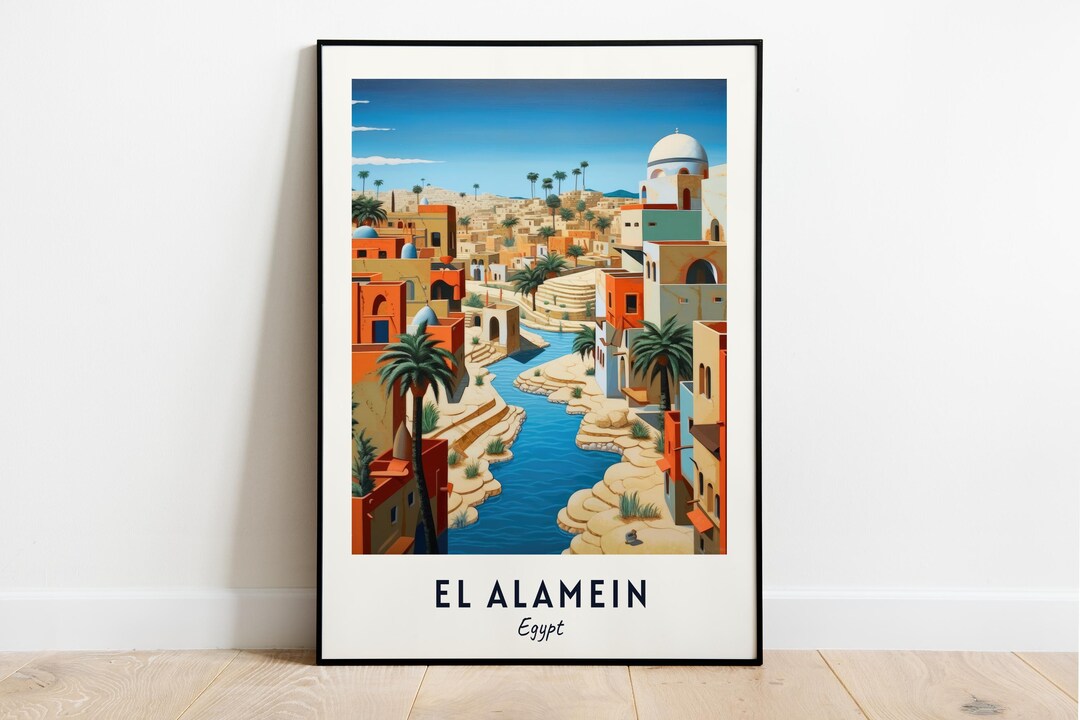 El Alamein War Museum Travel Print Wall Art, El Alamein - Egypt City ...