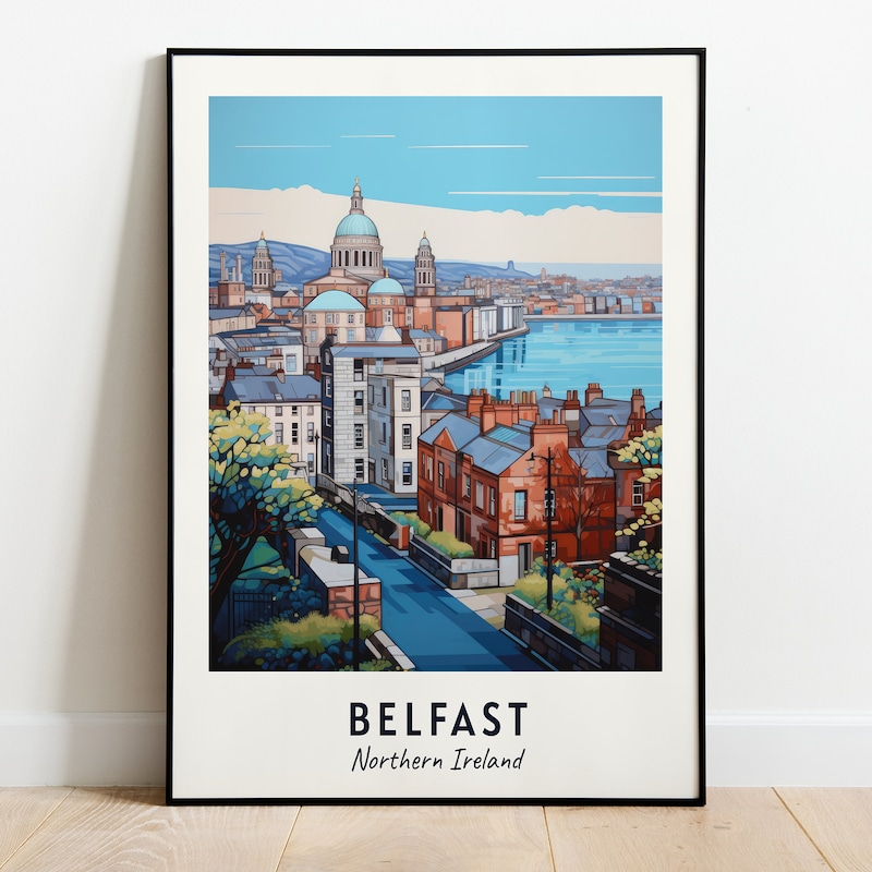 Belfast Poster - Etsy UK