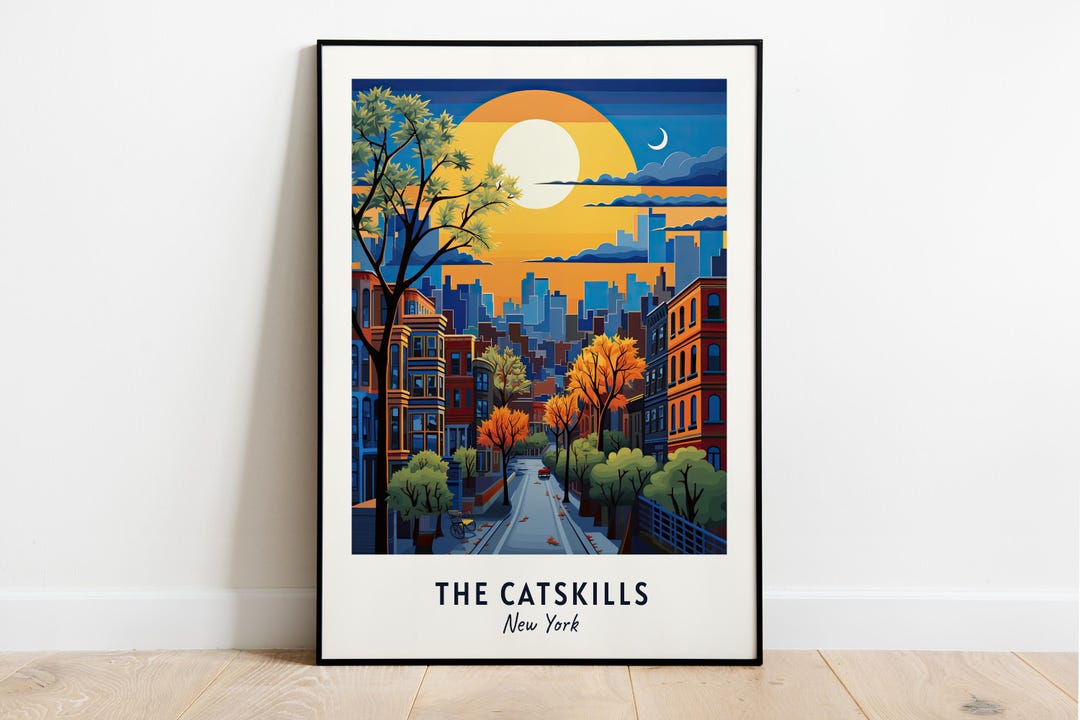 The Catskills Travel Print Wall Art, the Catskills - New York City ...
