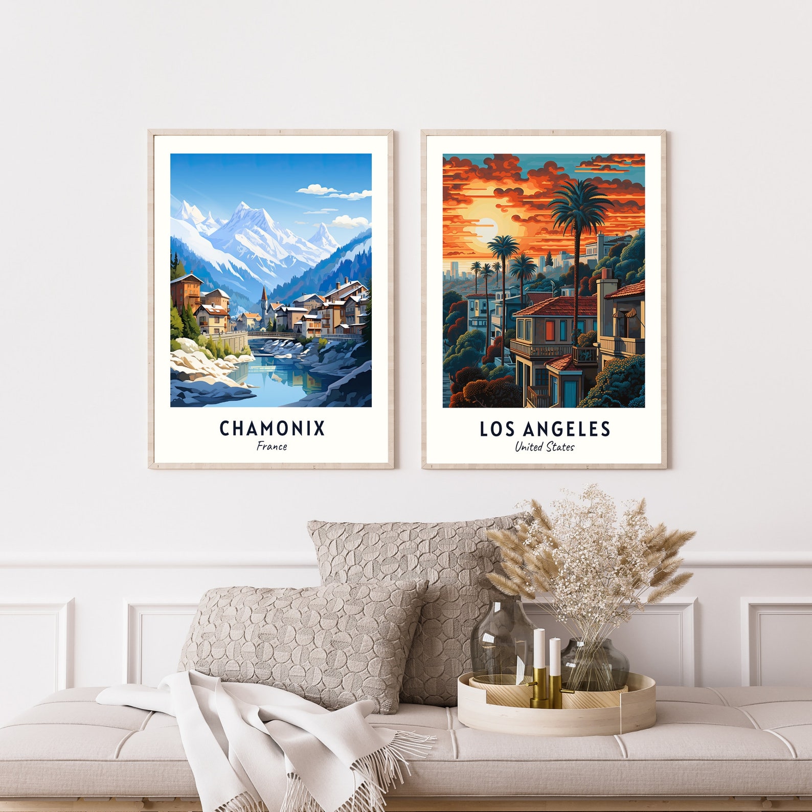 Chamonix Travel Print, Chamonix Ski Poster, France Ski Poster, Chamonix ...