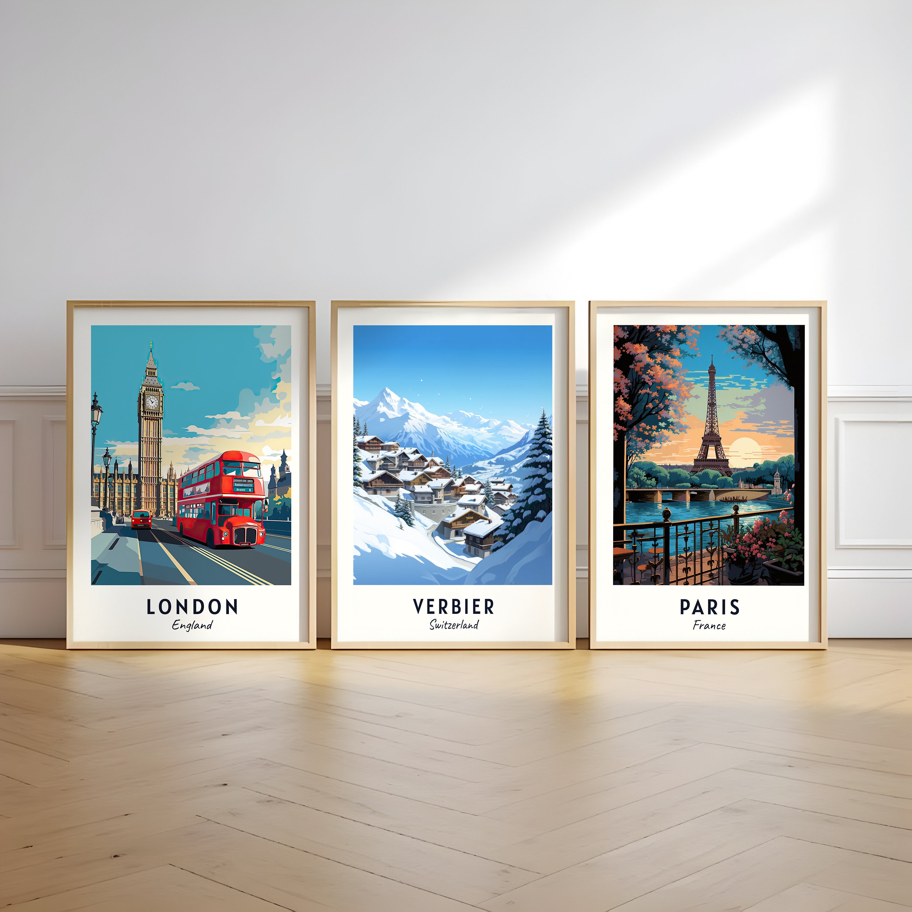 Verbier Travel Print, Verbier Ski Poster, Switzerland Ski Poster ...
