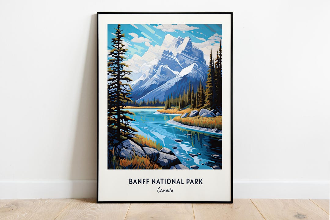 Banff National Park Travel Print Wall Art, Banff National Park - Canada ...