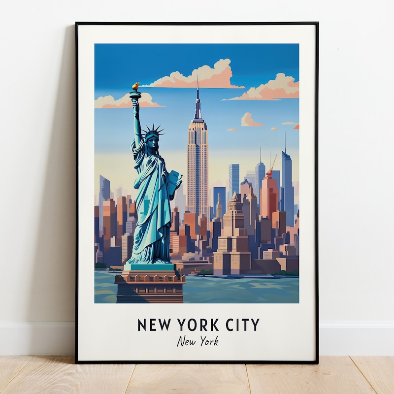 New York City Poster - Etsy