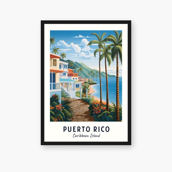 Puerto Rico Poster - Etsy