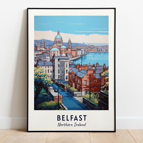 Belfast Poster - Etsy UK