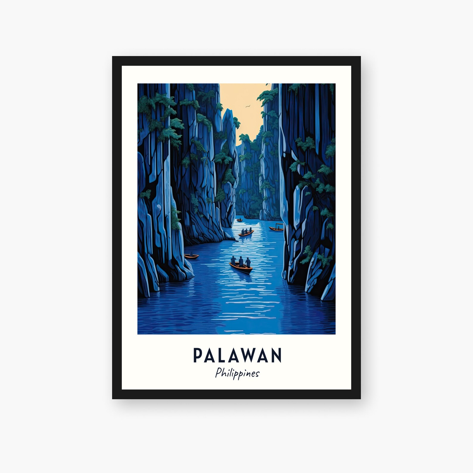 Palawan Travel Print Palawan Philippines Travel Gift - Etsy