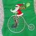Green Lined Fully Padded Christmas Stocking White Fleece - Etsy