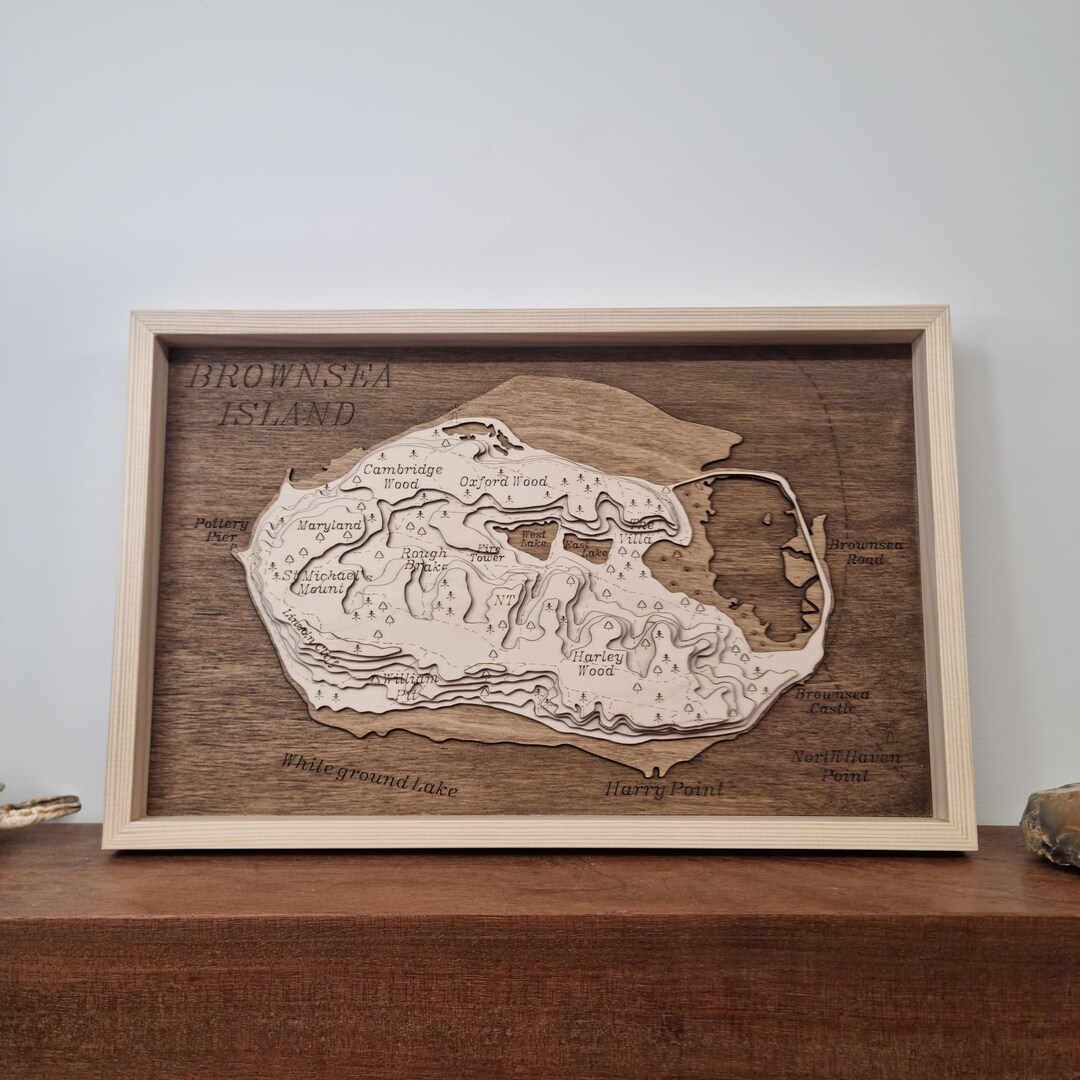 Brownsea Island / Wooden Map / the Villa / Brownsea Campsite / Brownsea ...