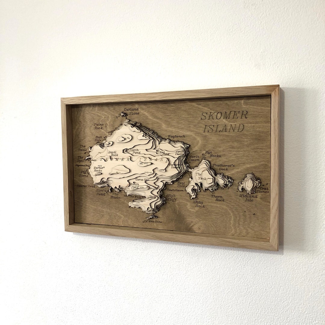 Skomer Island / Garland Stone / Midland Isle / Puffins / - Etsy