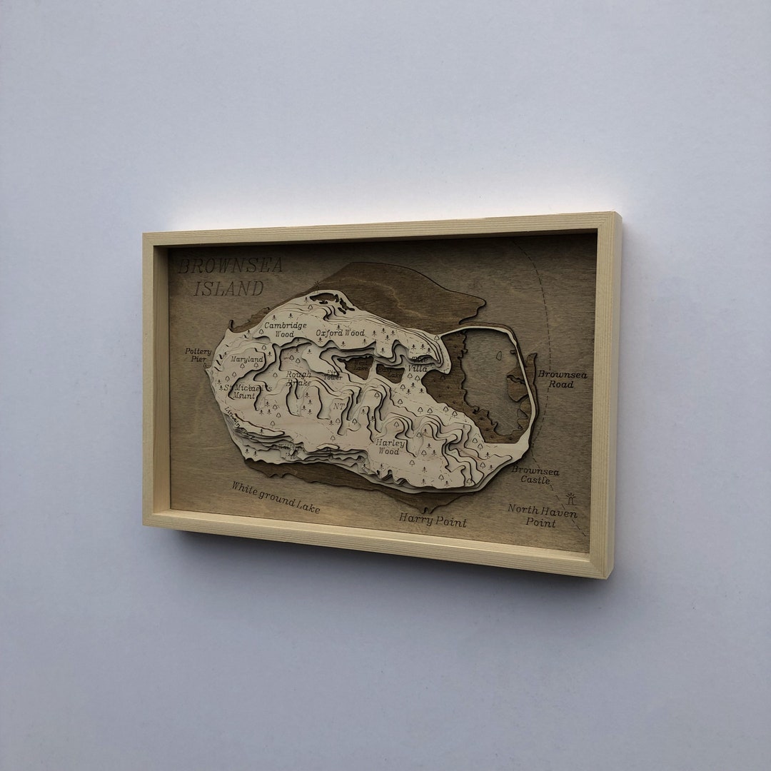 Brownsea Island / Wooden Map / the Villa / Brownsea Campsite / Brownsea ...