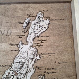 Gigha Island Wooden 3D Map: Scottish Hebridean Topographic Art - Etsy