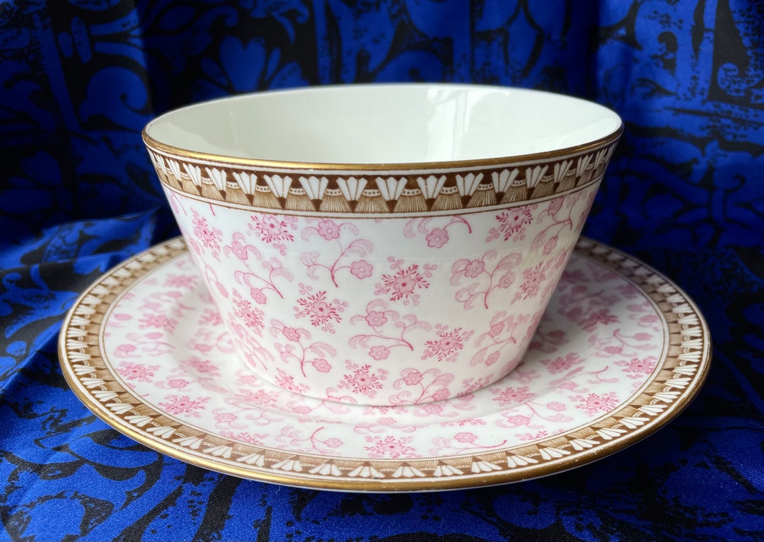 Rare Brownfield & Son Transferware Porcelain Cachepot, Waste Bowl ...
