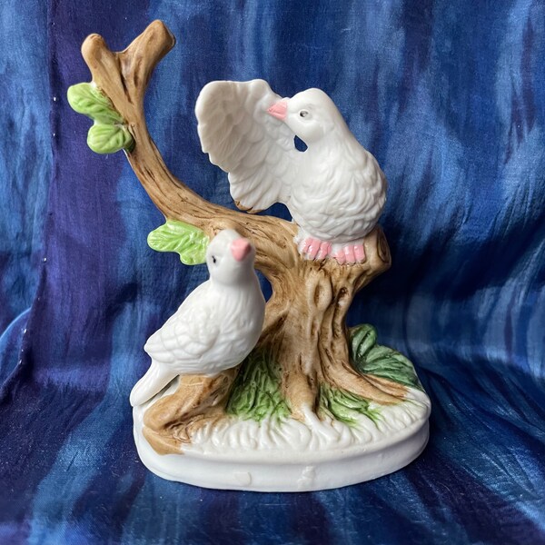 Lefton Porcelain Bisque Birds - Etsy